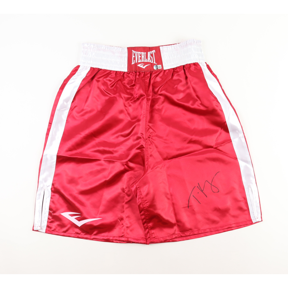 Tyson Fury Signed Everlast Boxing Trunks (Beckett Hologram) | Pristine ...