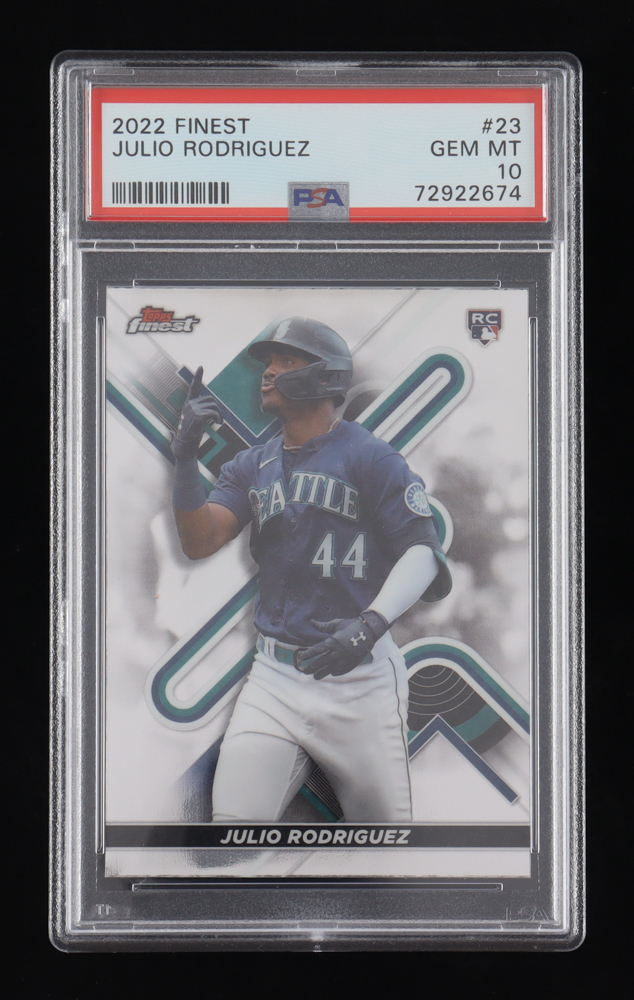 Julio Rodriguez 2022 Finest #23 RC (PSA 10) | Pristine Auction
