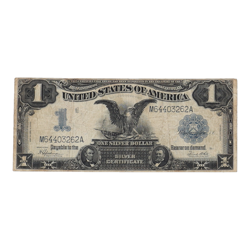 1899 $1 One Dollar Blue Seal Silver Certificate Bank Note | Pristine ...
