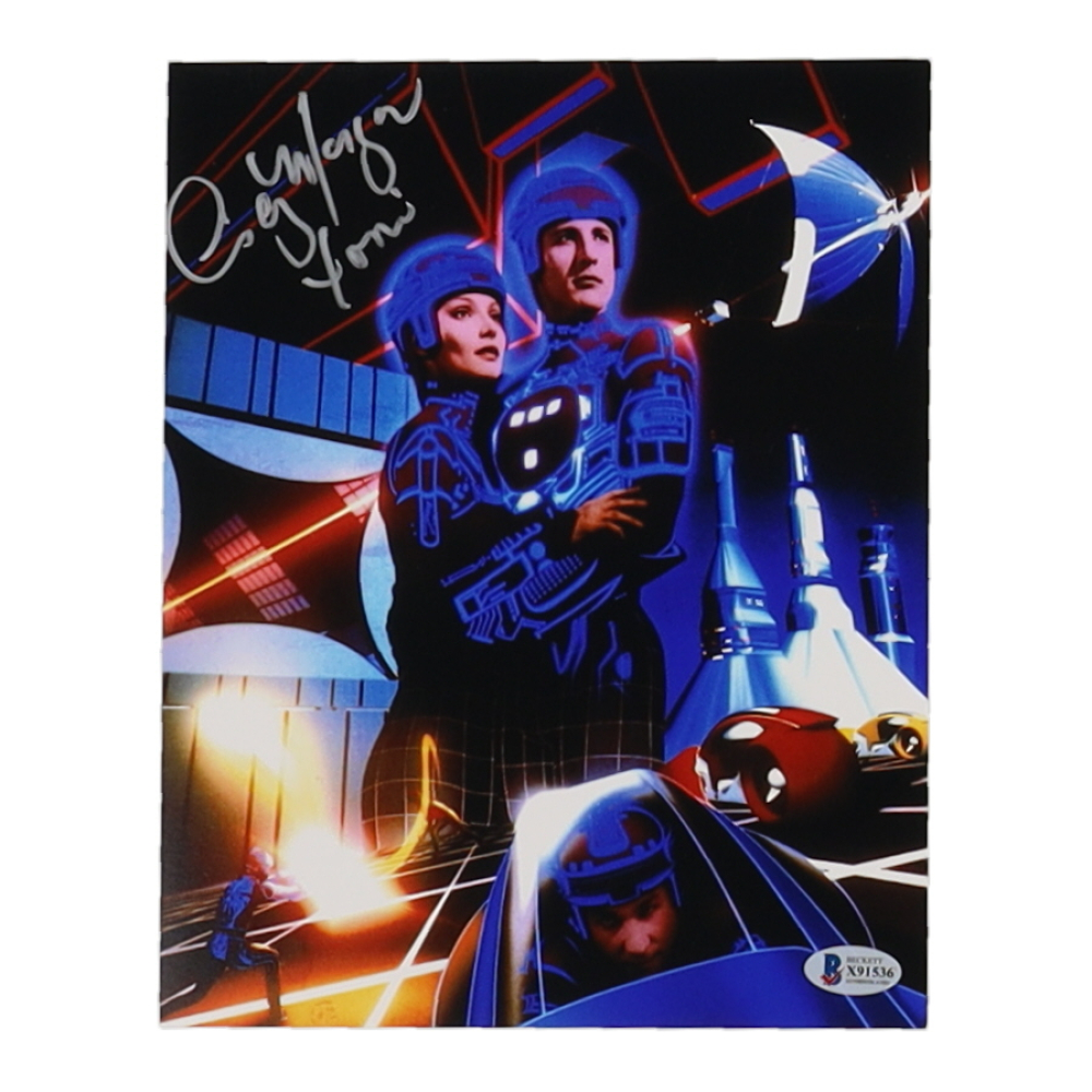 Cindy Morgan Signed Tron 8x10 Photo Inscribed Yori Beckett