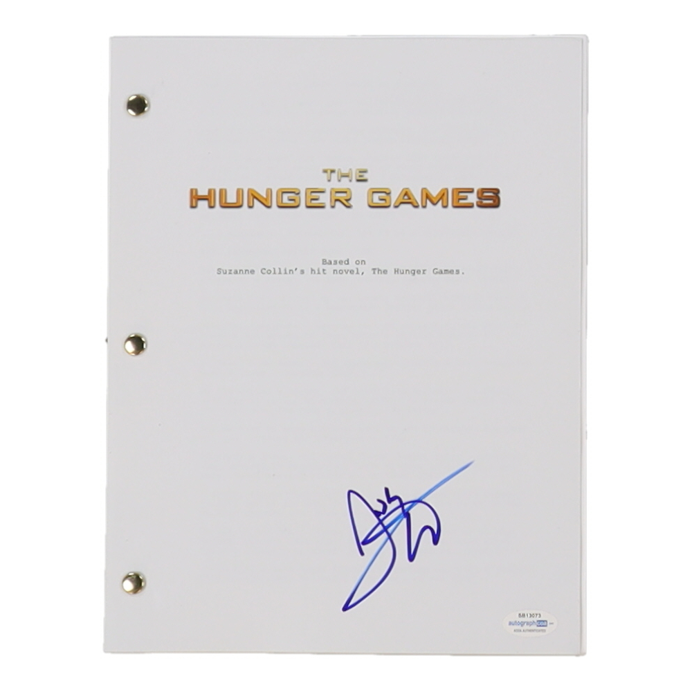 Josh Hutcherson Signed "The Hunger Games" Movie Script (AutographCOA ...