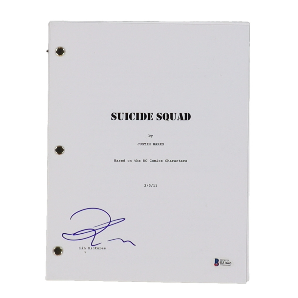 Joel Kinnaman Signed "Suicide Squad" Movie Script (JSA) | Pristine Auction