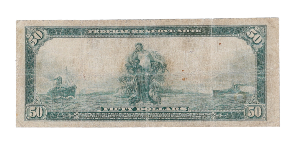 Fifty Dollar Bill Front And Back