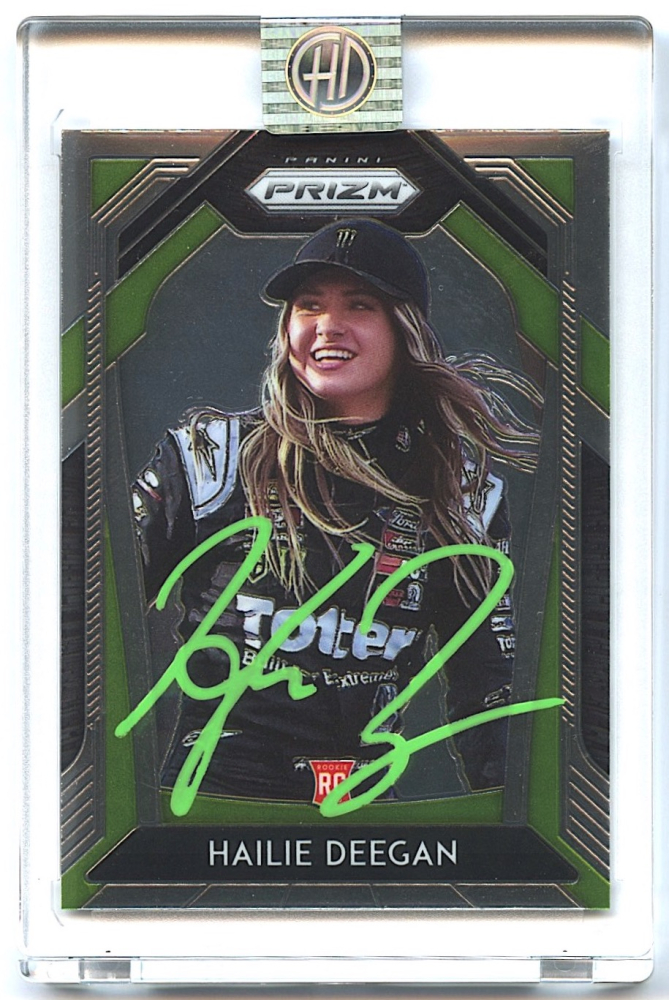 Hailie Deegan Signed 2020 Panini Prizm #56 RC (Deegan COA) | Pristine ...