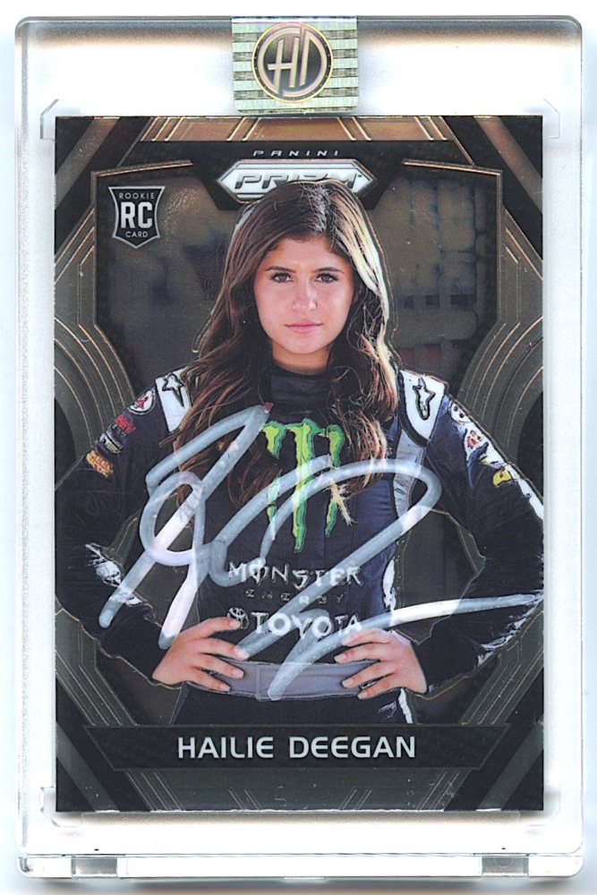 Hailie Deegan Signed 2018 Panini Prizm #30 RC (Deegan COA) | Pristine ...