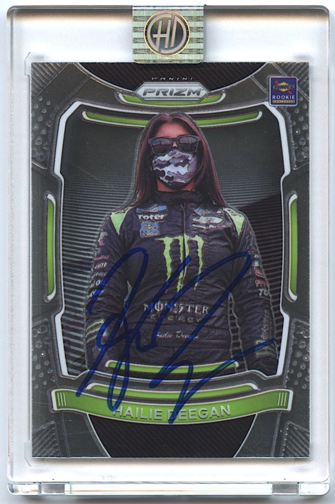 Hailie Deegan Signed 2021 Panini Prizm #35 RC (Deegan COA) | Pristine ...