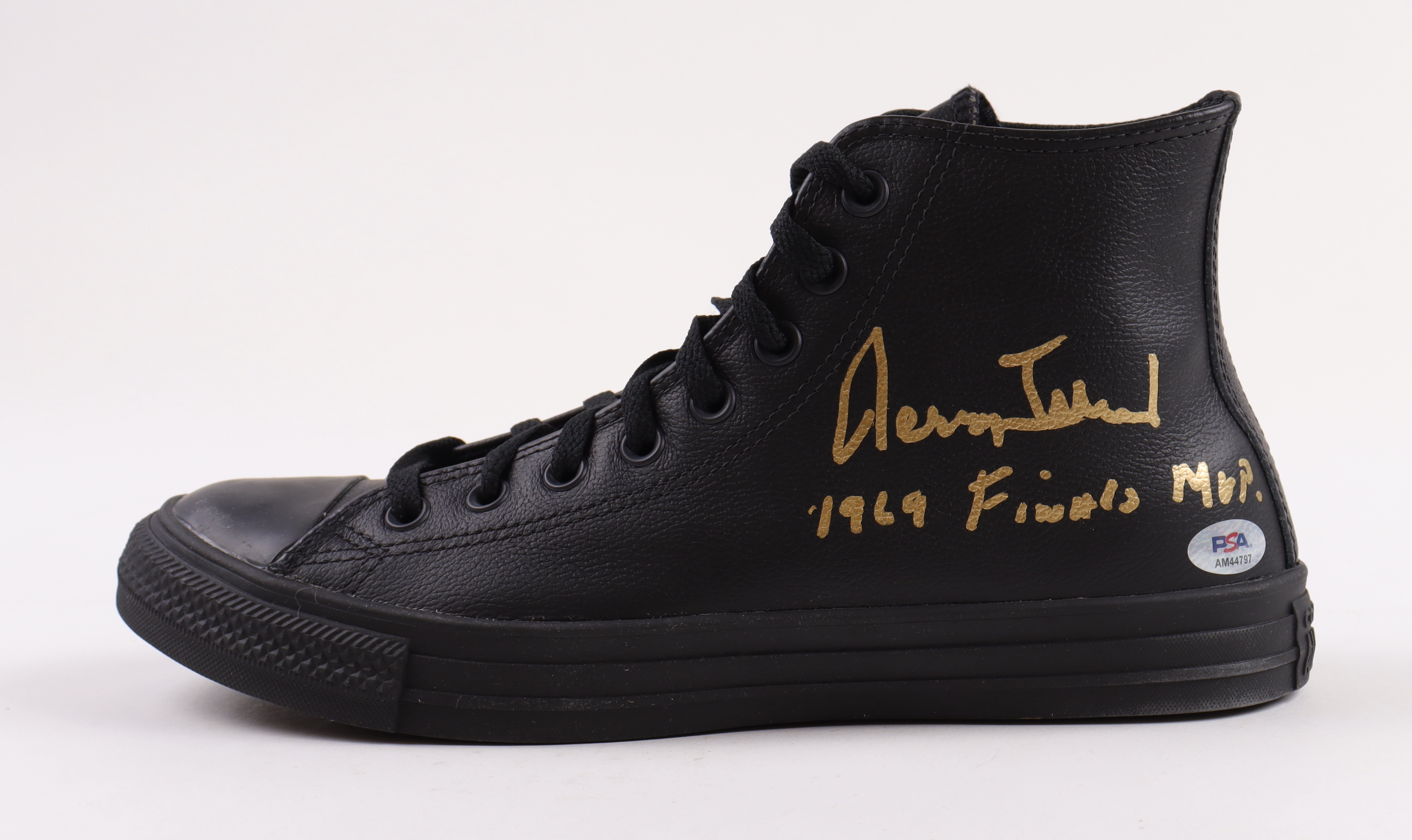 Jerry West Signed Converse All-Star Leather Basketball Shoe Inscribed ...