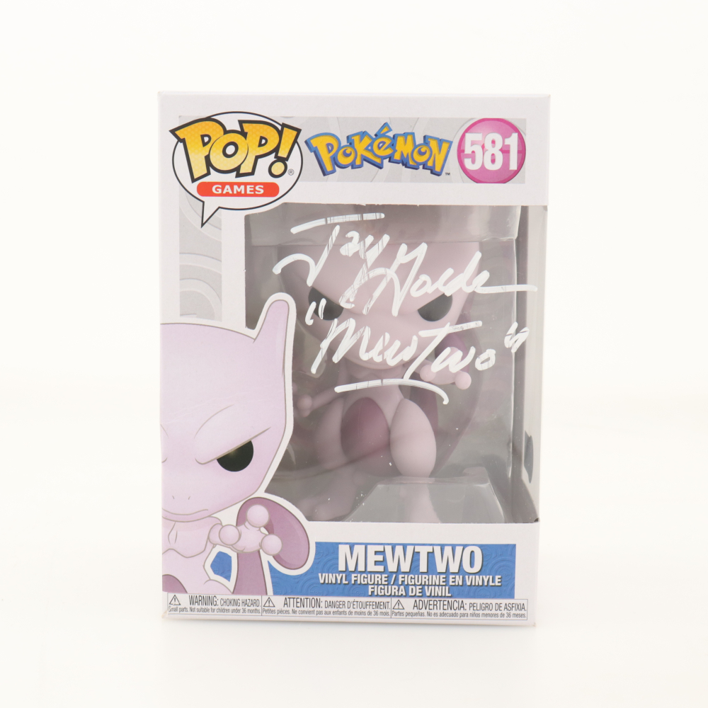 Jay Goede Signed "Pokemon" #581 Mewtwo Funko Pop! Vinyl Figure ...