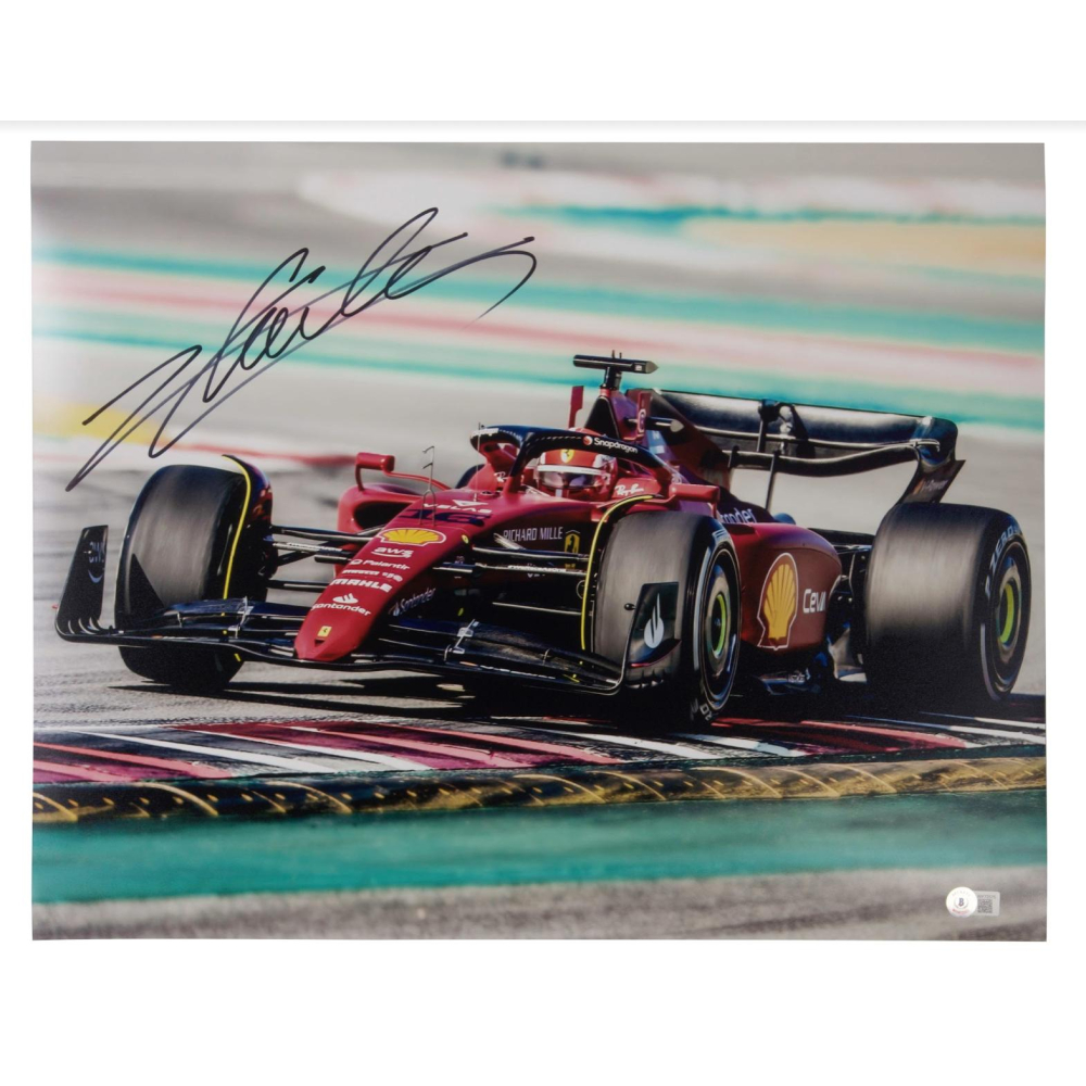 Charles Leclerc Signed 16 x 20 Photograph (Beckett) | Pristine Auction