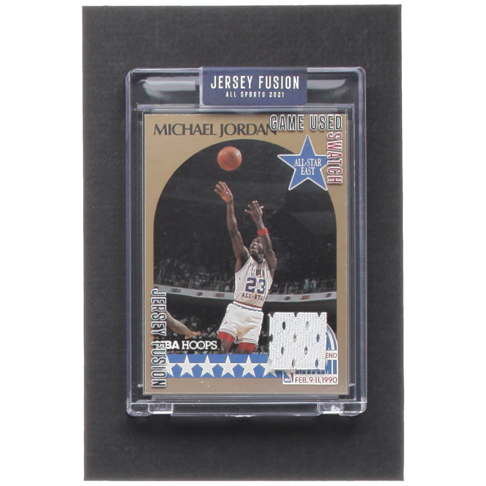 Michael Jordan 2021 Jersey Fusion All Sports Edition Game Used Swatch # ...