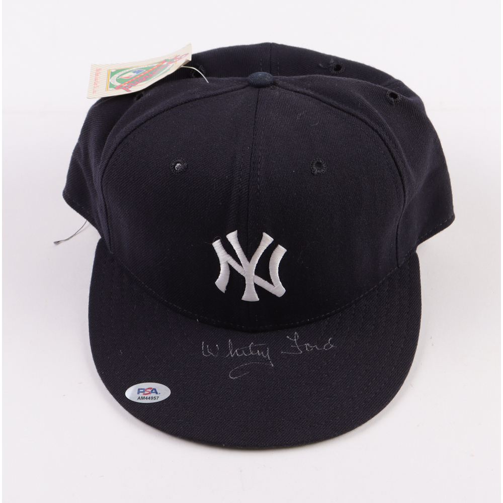 Whitey Ford Signed Yankees Fitted Hat Inscribed (PSA) | Pristine Auction
