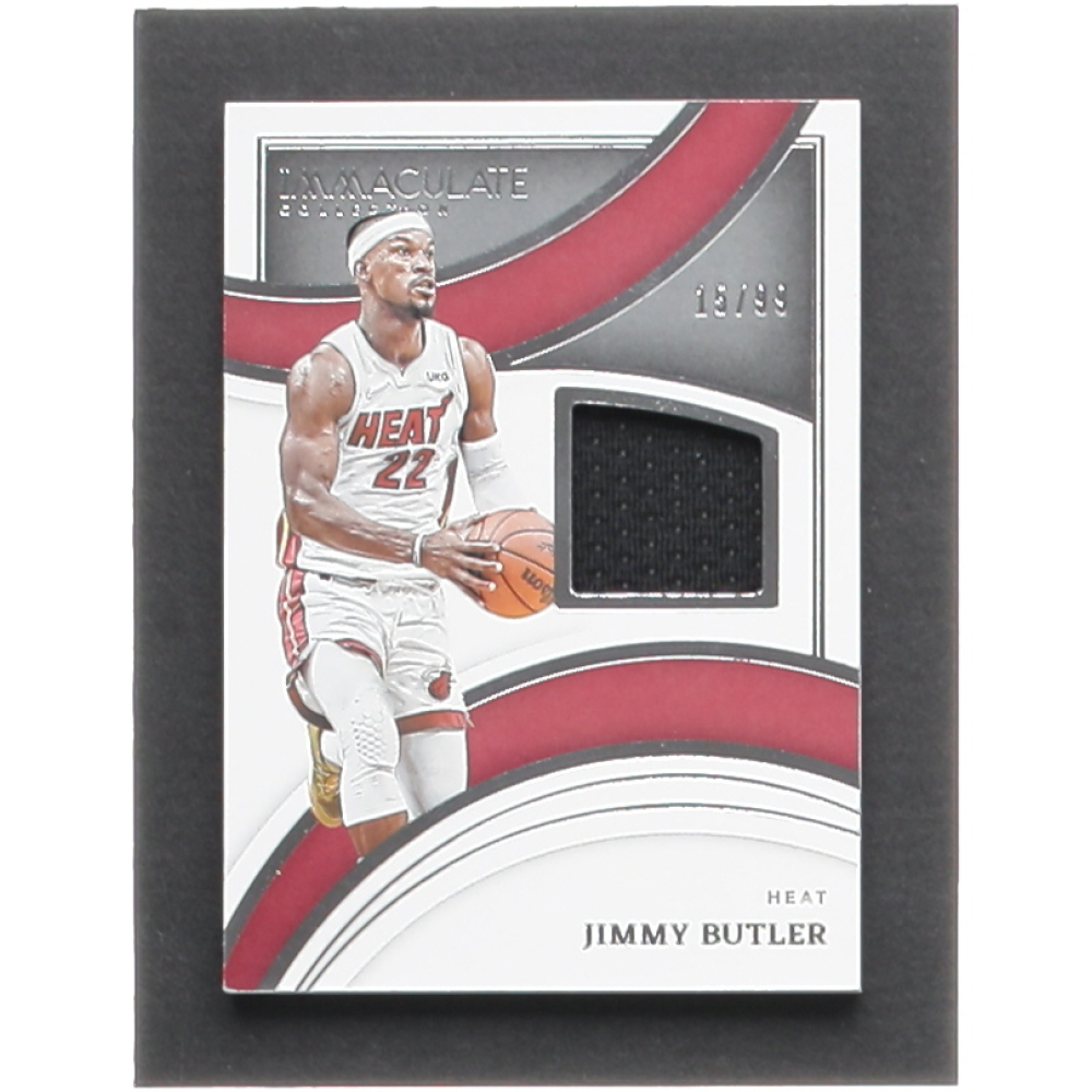 Jimmy Butler 2021-22 Immaculate Collection Materials #12 #15/99 | Pristine Auction