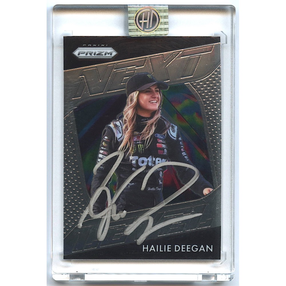Hailie Deegan Signed 2020 Panini Prizm Next Level #10 (Deegan COA ...