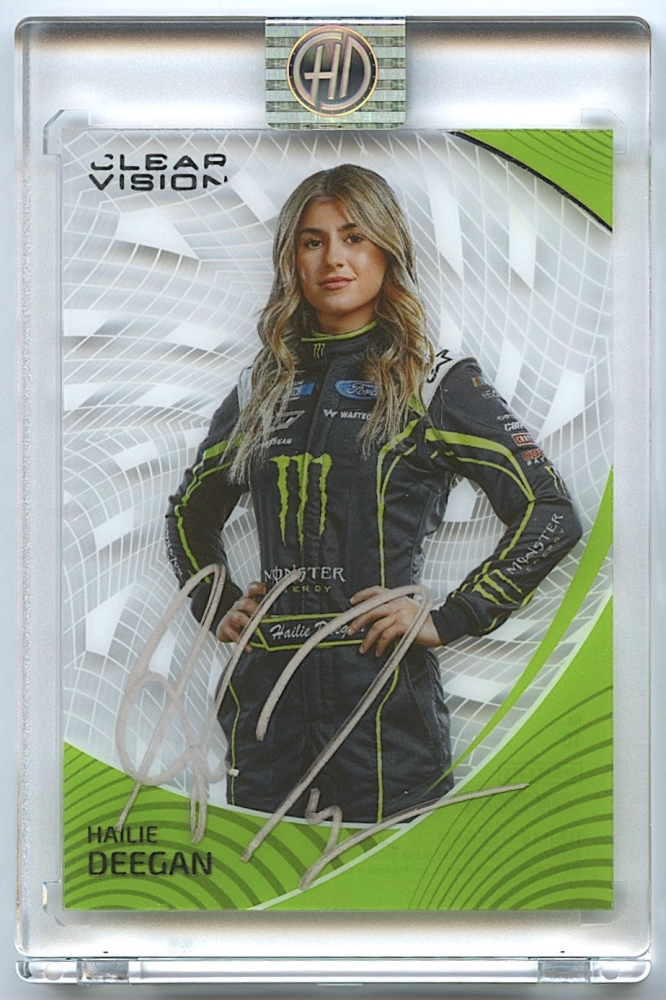 Hailie Deegan Signed 2022 Panini Chronicles Clear Vision #16 (Deegan ...