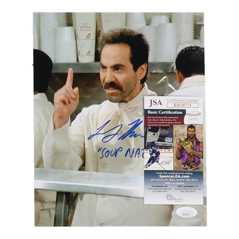 Larry Thomas Signed "Seinfeld" 8x10 Photo Inscribed "Soup Nazi" (JSA ...