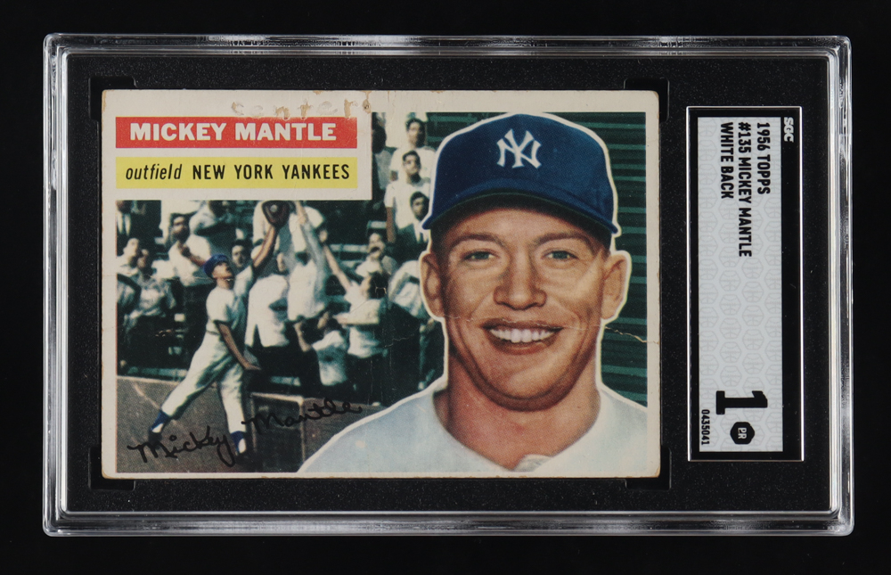 Mickey Mantle 1956 Topps #135 (SGC 1) | Pristine Auction