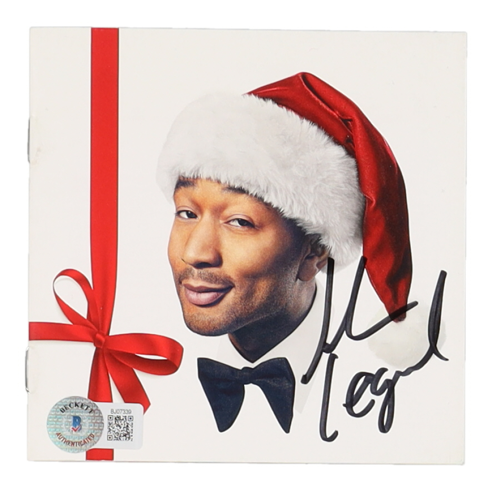 John Legend Signed "A Legendary Christmas" CD Album Insert (Beckett ...