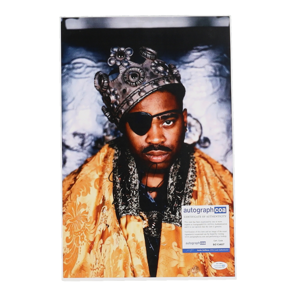 Slick Rick Signed 11x17 Photo (AutographCOA) | Pristine Auction