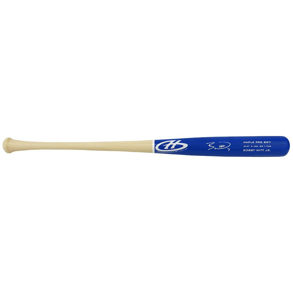 Bobby Witt Jr. Signed Rawlings Pro Player Model Baseball Bat (Beckett ...