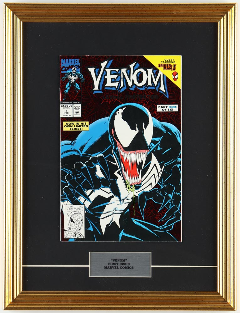 1992 "Venom" Issue #1 Marvel Custom Framed Comic Book Display ...