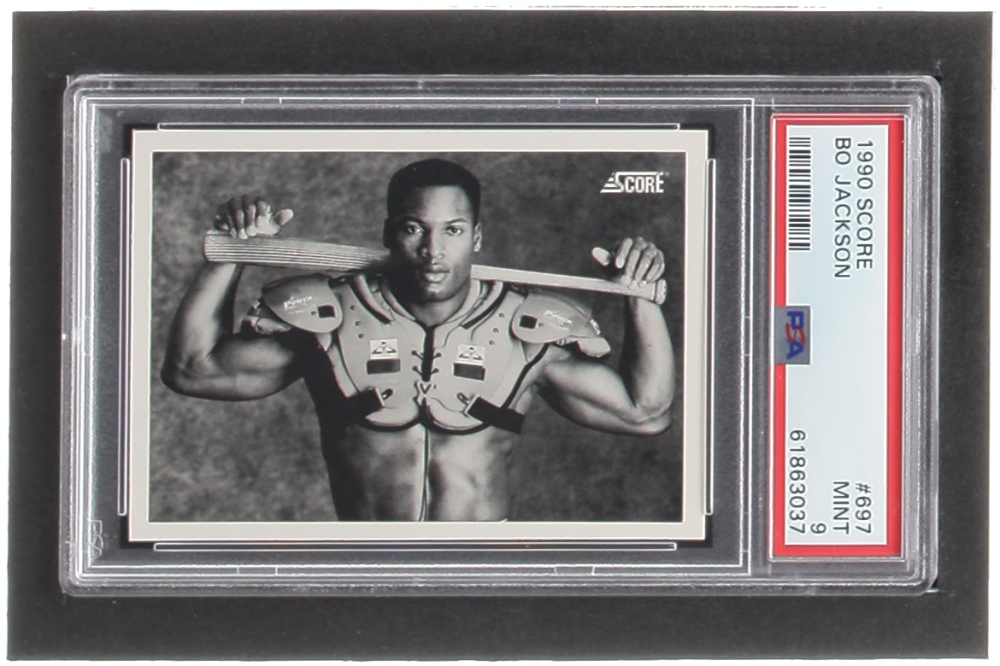 Bo Jackson 1990 Score #697 FB / BB (PSA 9) | Pristine Auction