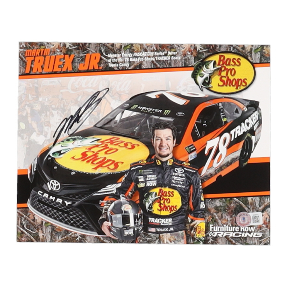 Martin Truex Jr. Signed NASCAR 8x10 Flyer (Beckett) | Pristine Auction