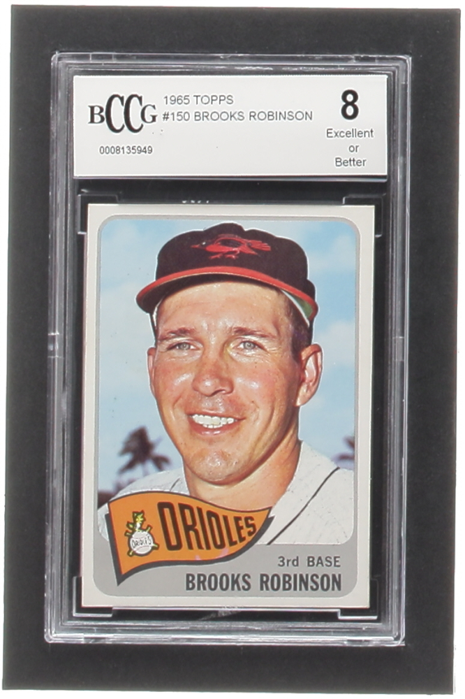 Brooks Robinson 1965 Topps #150 (BCCG 8) | Pristine Auction