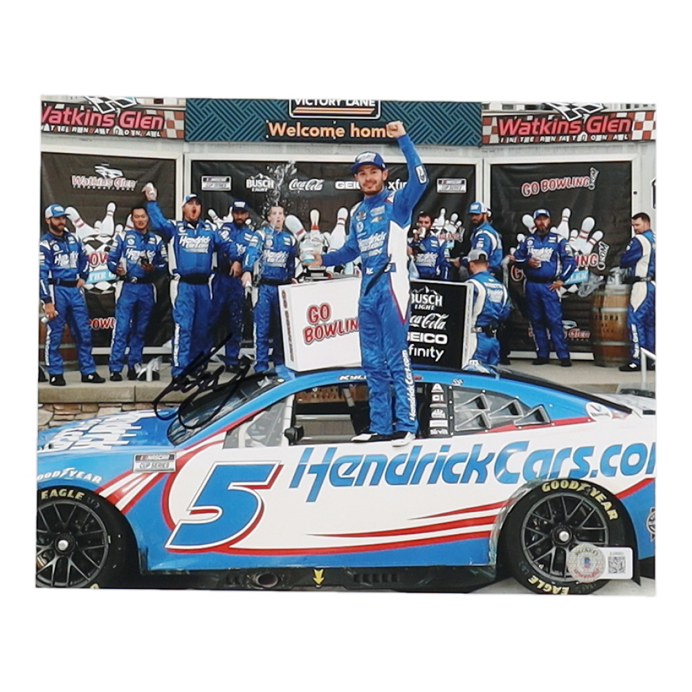 Kyle Larson Signed NASCAR 8x10 Photo (Beckett) | Pristine Auction