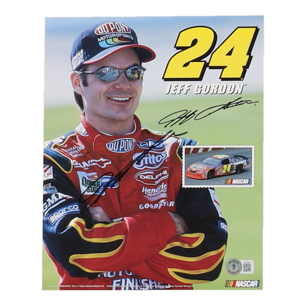 Jeff Gordon Signed NASCAR 8x10 Photo (Beckett) | Pristine Auction