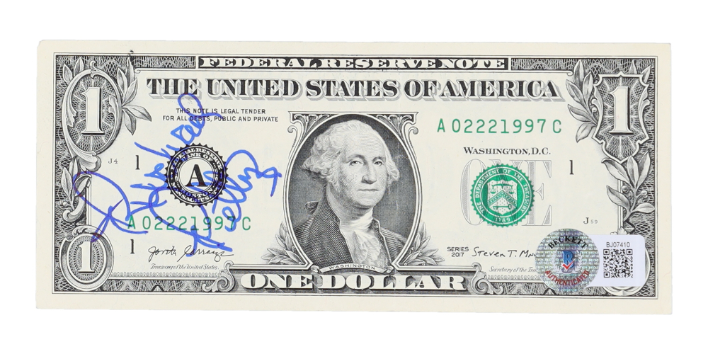 Richard Petty Signed One Dollar Bill (Beckett) | Pristine Auction
