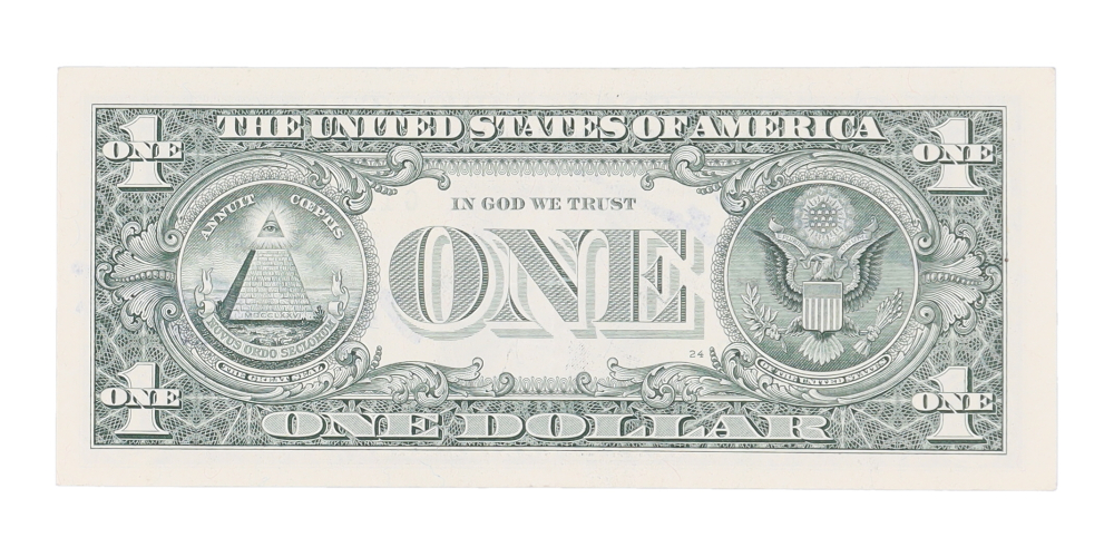 Edward Gibson Signed One Dollar Bill Inscribed "Skylab IV" (Beckett ...