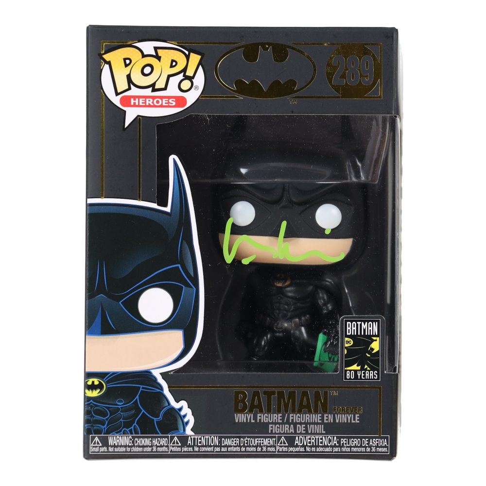 Val Kilmer Signed Batman #289 Batman Forever Funko Pop! Vinyl Figure ...