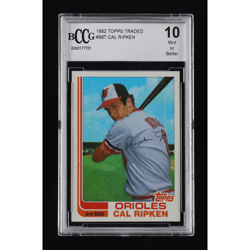 Cal Ripken 1982 Topps Traded #98T (BCCG 10) | Pristine Auction