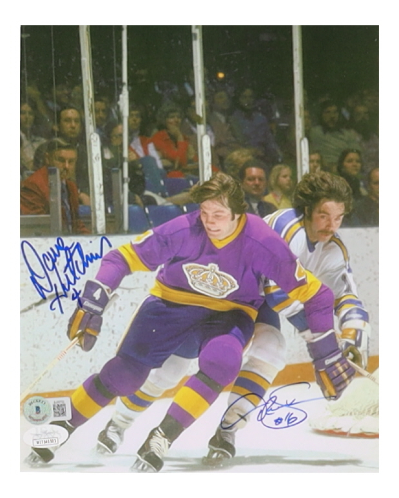 Derek Sanderson & Dave Hutchison Signed 8x10 Photo (JSA & Beckett ...