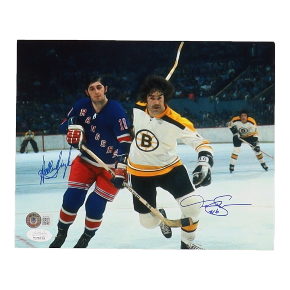 Derek Sanderson & Walt Tkaczuk Signed 8x10 Photo (JSA & Beckett) | Pristine Auction