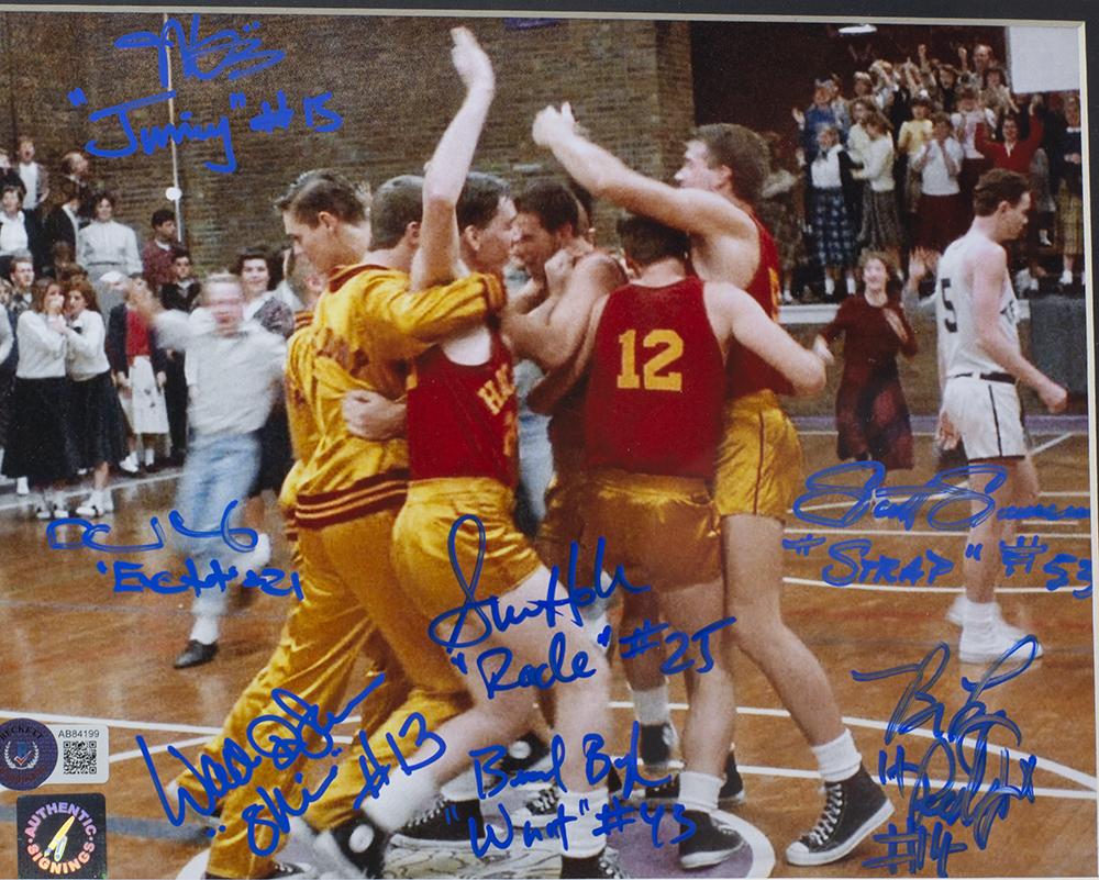 "Hoosiers" Cast Signed 11x14 Custom Framed Photo Display (BAS LOA ...