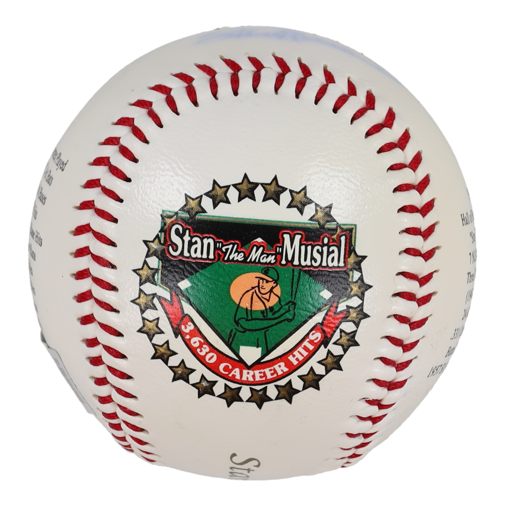Stan Musial Signed LE Commemorative Logo Baseball (Beckett) | Pristine ...