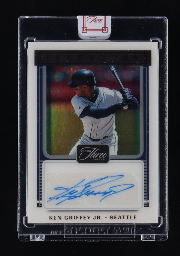 Ken Griffey Jr. 2022 Panini Three and Two Legendary Signatures Bases ...
