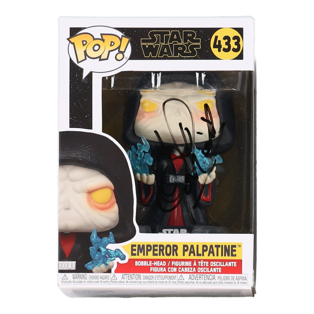 Clive Revill Signed "Star Wars" Emperor Palpatine #433 Funko Pop Vinyl ...