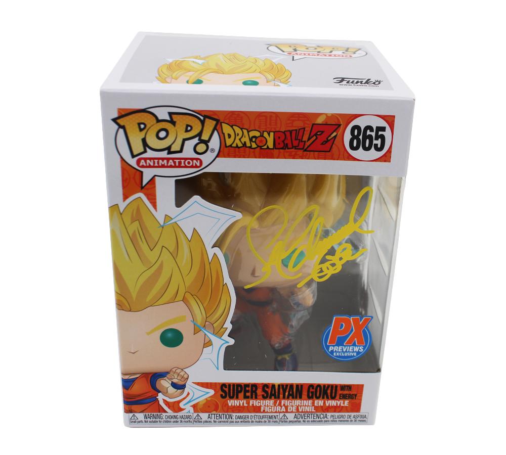 Sean Schemmel Signed "Dragon Ball Z" Super Saiyan Goku With Energy #865 ...