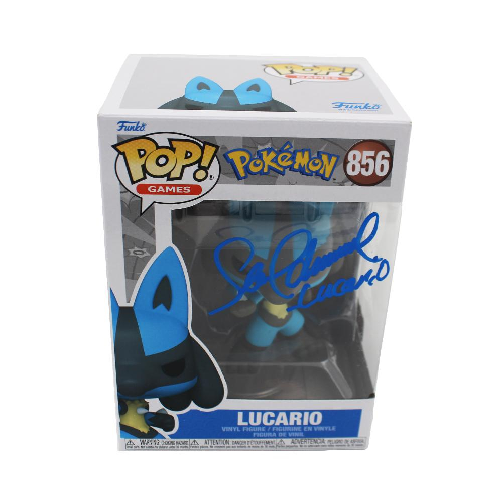 Sean Schemmel Signed "Pokemon" Lucario #856 Funko Pop! Vinyl Figure ...