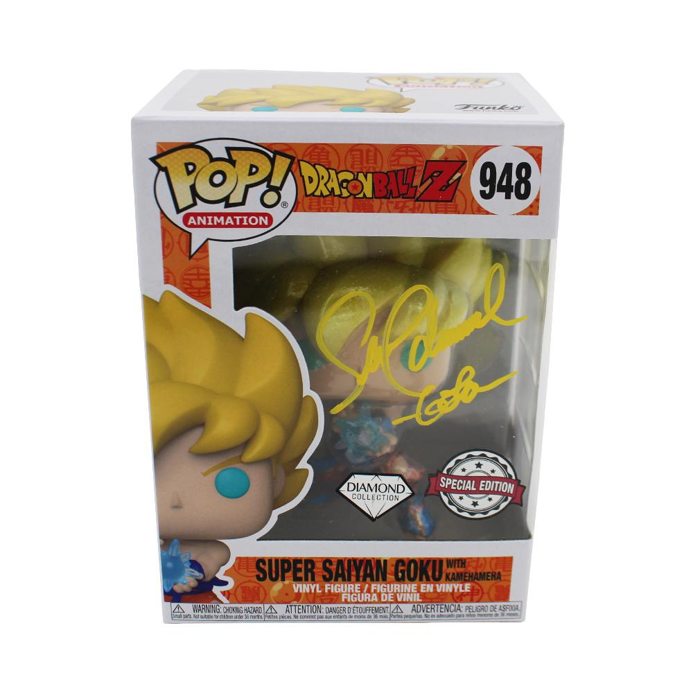 Sean Schemmel Signed "Dragon Ball Z" Super Saiyan Goku Funko Poo! #948 ...
