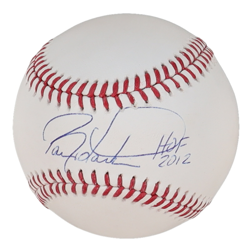 Barry Larkin Signed OML Baseball Inscribed "HOF 2012" (JSA) | Pristine ...