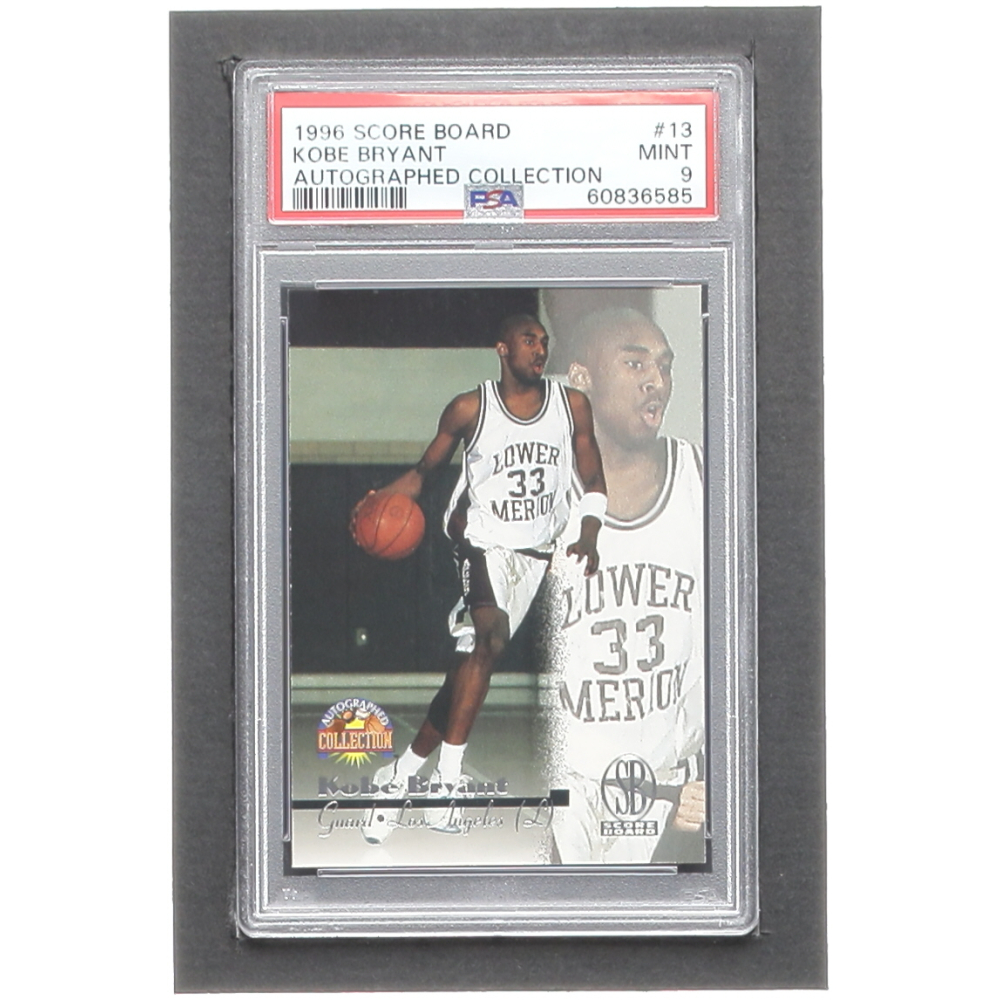 Kobe Bryant 1996-97 Score Board Autographed Collection #13 (PSA 9 ...