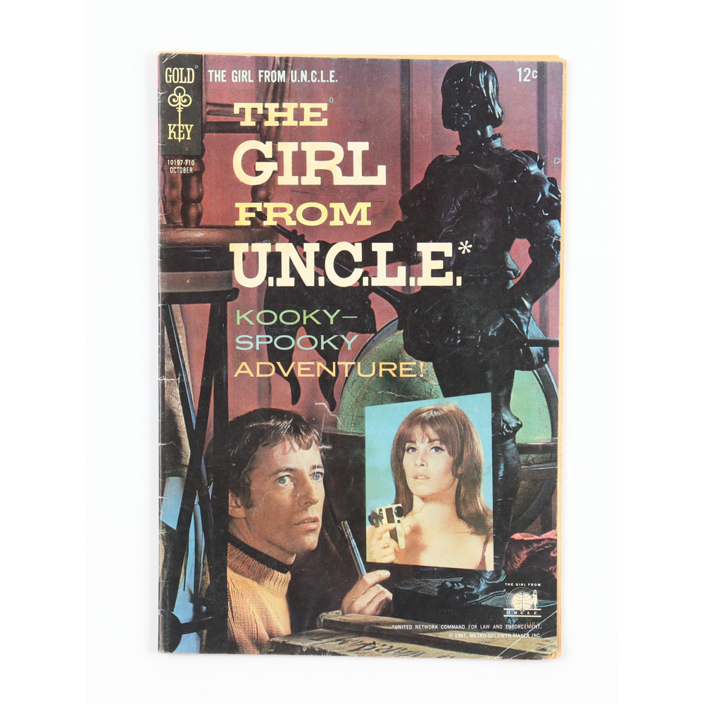 Stefanie Powers Signed 1967 "The Girl From U.N.C.L.E." Comic Book ...