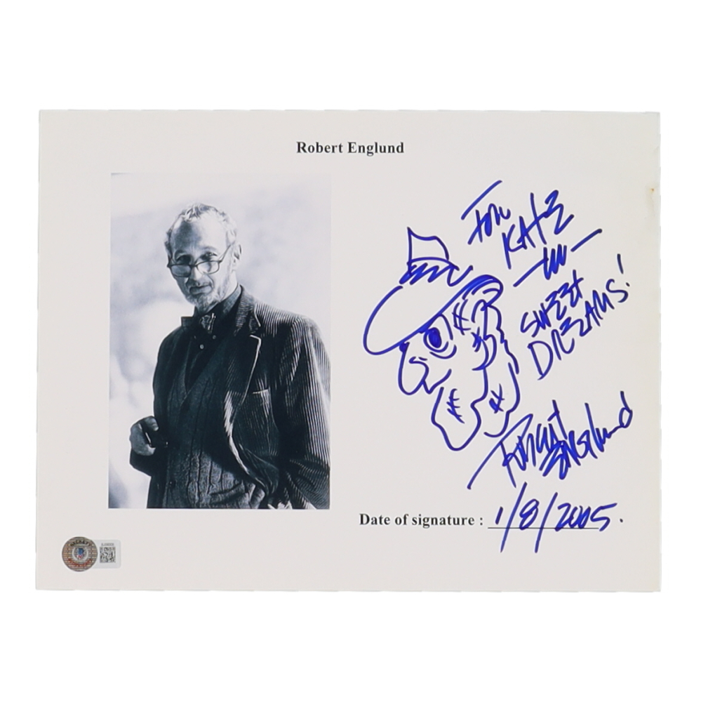 Robert Englund Signed 8x10 Photo Inscribed "Sweet Dreams" & Hand ...