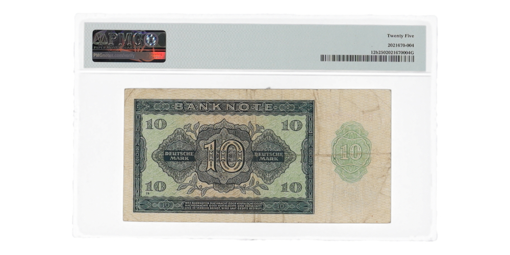 1948 Germany - Democratic Republic - $10 Ten Deutsche Mark Banknote ...