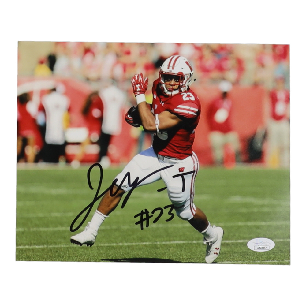 Jonathan Taylor Signed Wisconsin Badgers 8x10 Photo (JSA) | Pristine ...