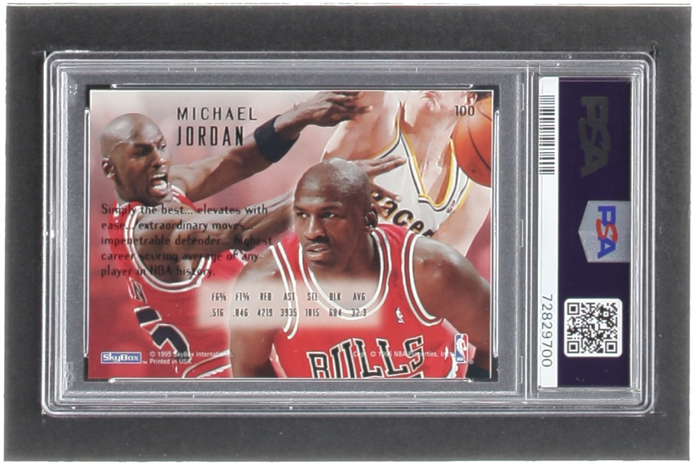 Michael Jordan 1994-95 Emotion #100 (PSA 10) | Pristine Auction