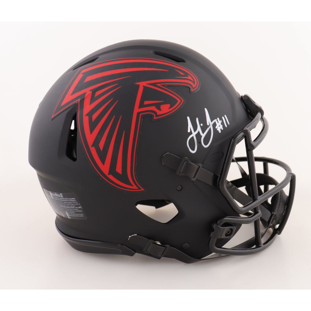Julio Jones Signed Falcons Full-Size Authentic Eclipse Alternate Helmet ...
